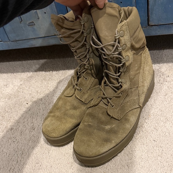 Vibram | Shoes | Vibram Tan Military Mens Boots | Poshmark